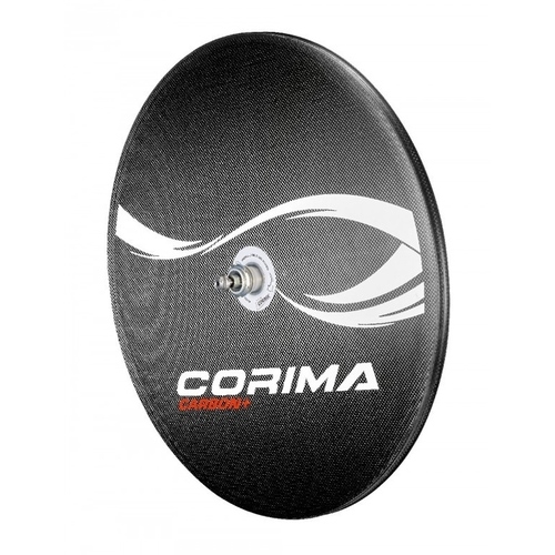 FEsports | Rear CORIMA Lenticular Disc Wheel 700c Tubular Track 3K